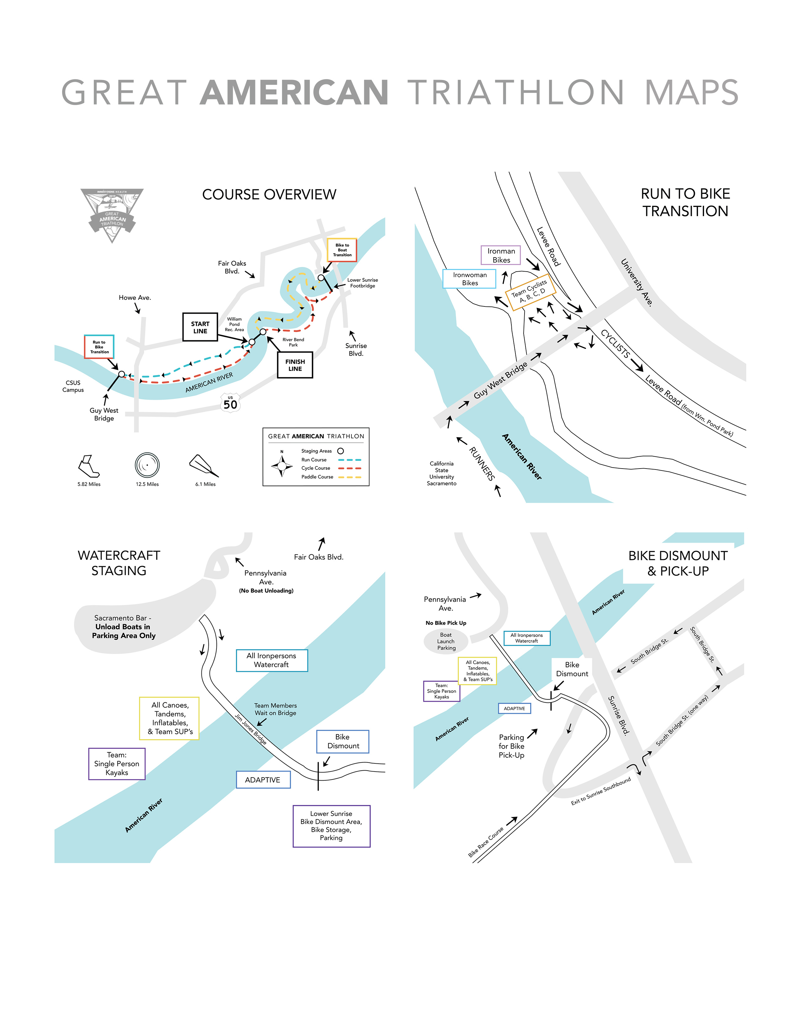 Summer 2023 Race Logistics | Kayak & Canoe Triathlon